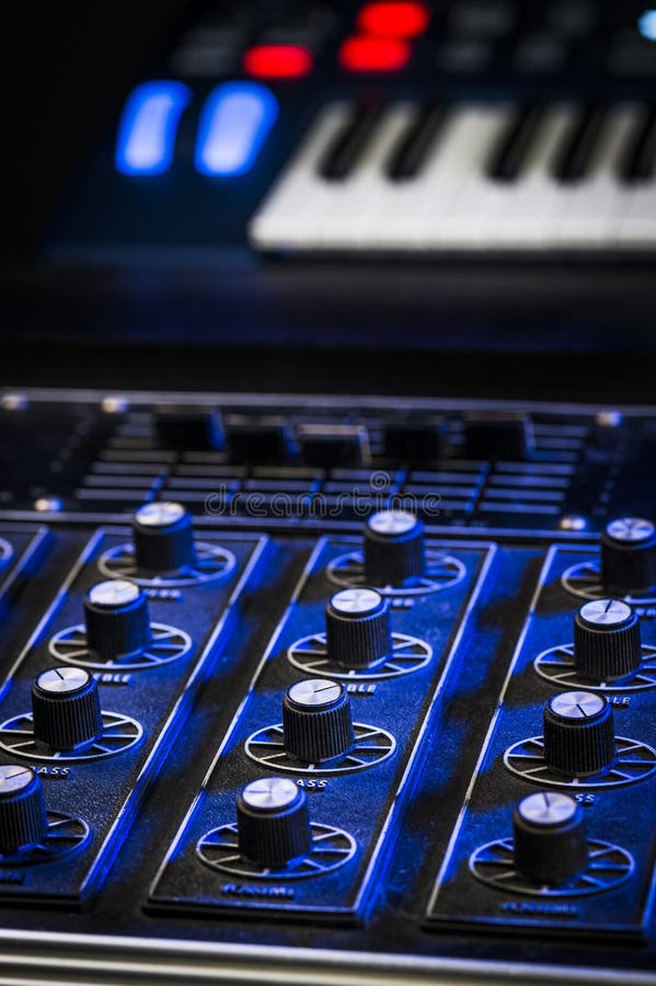 Mixing board stock image. Image of production, mixing - 51792415