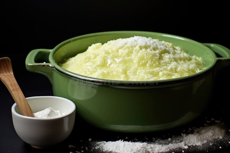 Mixing Bowl Filled with Key Lime Pie Filling Stock Image - Image of ...