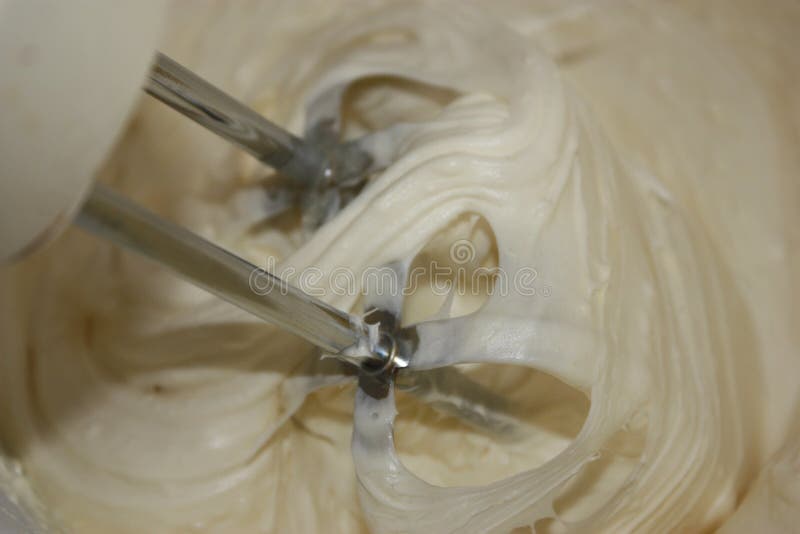 Mixing cake batter stock photo. Image of dessert, food - 43941218