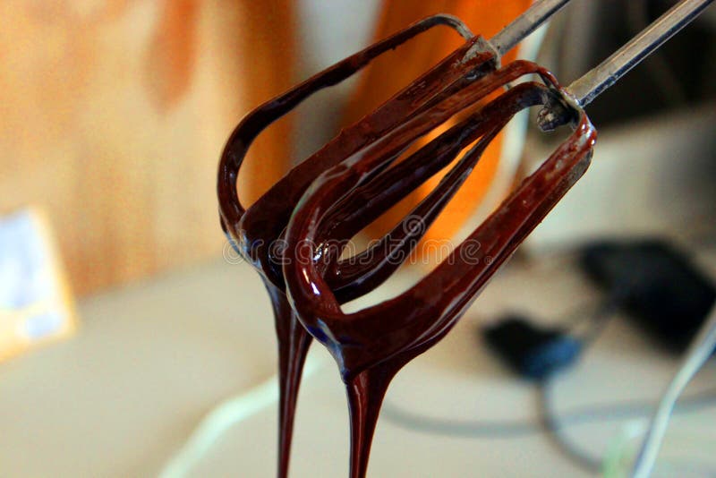 Mixing cake mixture stock photo. Image of cookie, mixer - 98596400