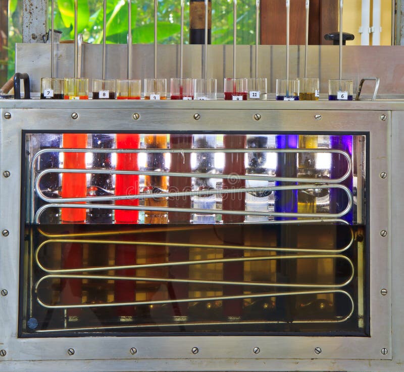 Mixing colors machine stock photo. Image of manufactory - 35434650