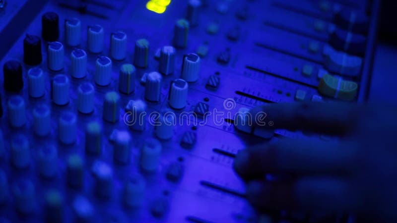 Mixing Console Also Called Audio Mixer, Sound Board, Mixing Deck or ...