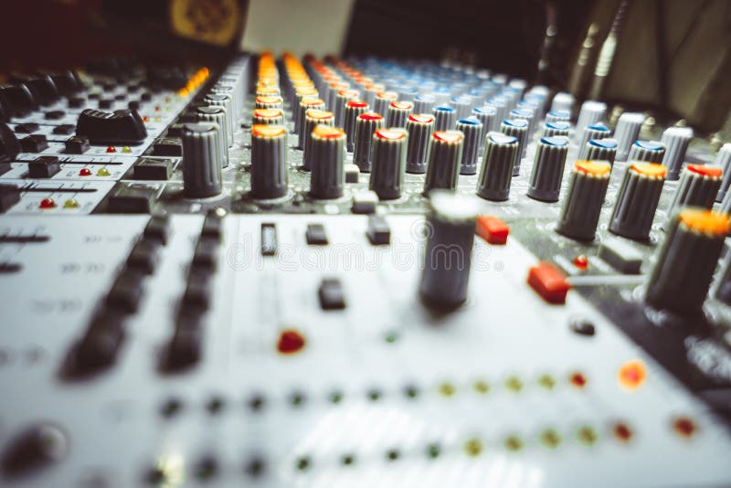 Mixing Console at the Concert Stock Image - Image of dmxcontroller ...