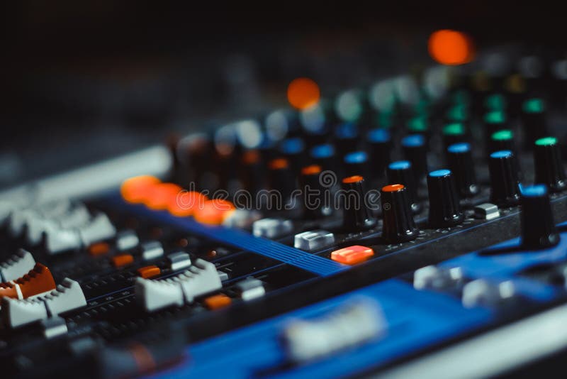 Mixing Console at the Concert Stock Image - Image of concert, mixing ...