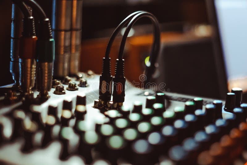 Mixing Console at the Concert Stock Image - Image of audioequipment ...