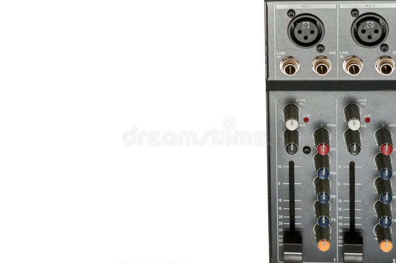 Mixing Console for Controlling the Volume, Frequencies of Musical ...