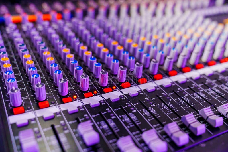 Mixing Console. it is a Device Used To Mix and Control Audio Signals ...
