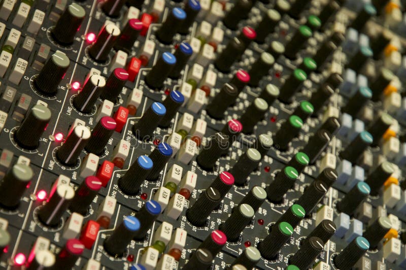 Mixing Console at Abbey Road Studios, London Stock Image - Image of ...
