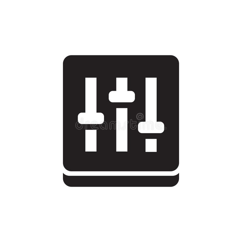 Mixing Console. Vector Illustration Decorative Design Stock Vector ...