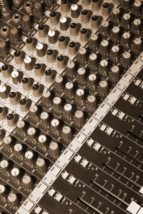 Mixing desk stock photo. Image of focus, electrical, mixing - 14533992