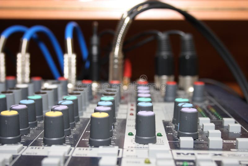 Mixing desk stock image. Image of black, occupation, focus - 21380921