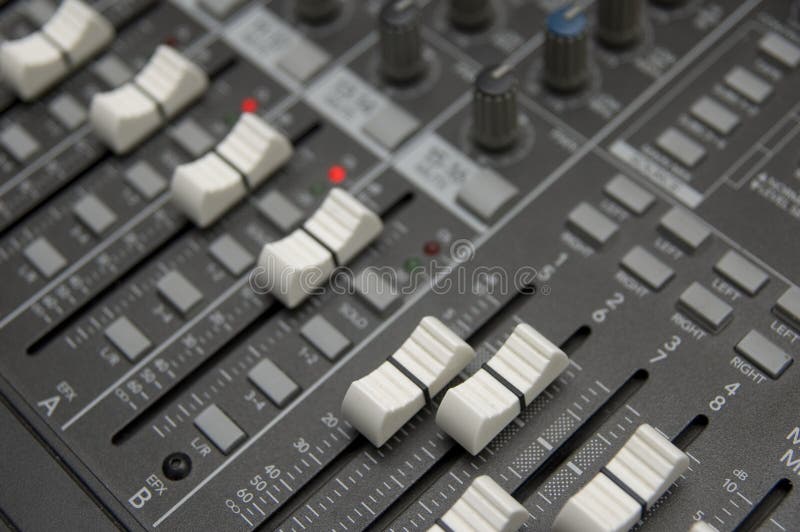 The Mixing Desk stock image. Image of presenter, mixing - 2937907