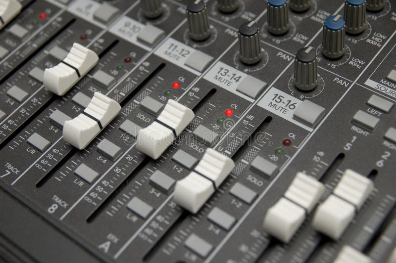 The Mixing Desk stock image. Image of keypad, recording - 2937919