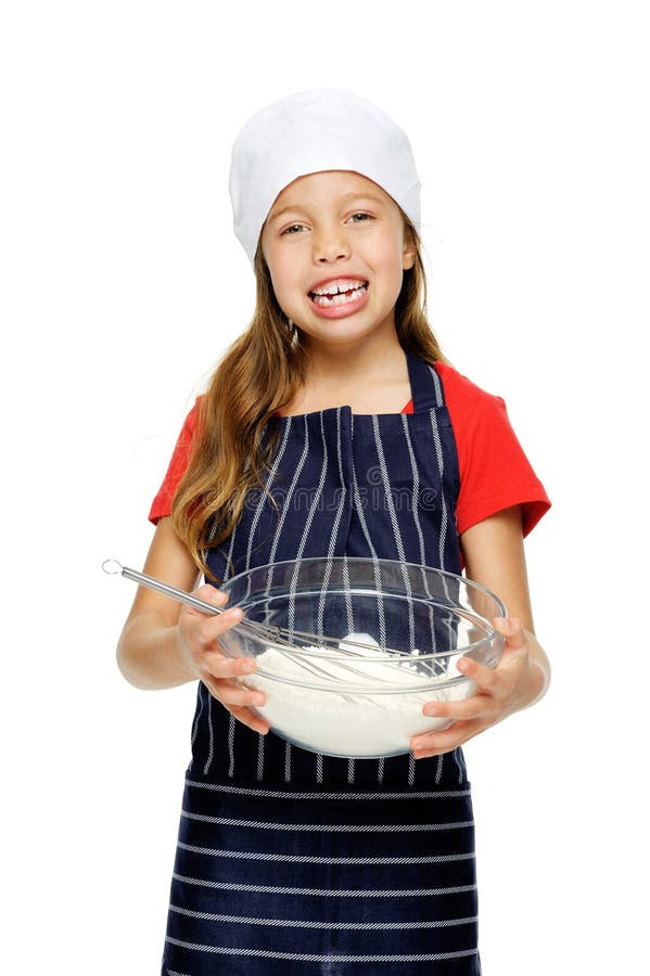 Mixing little chef stock image. Image of expression, kids - 27945155