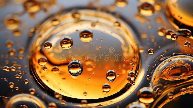 Mixing oil water stock illustration. Illustration of close - 339981844