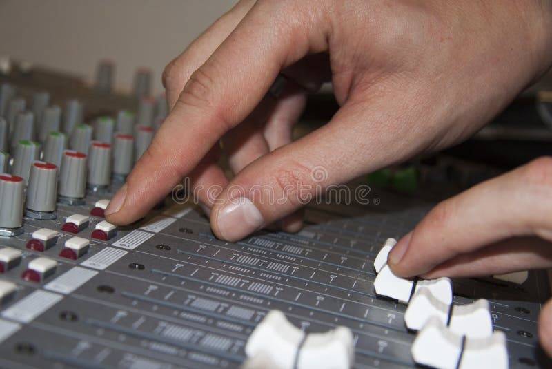 Mixing panel stock image. Image of blackboard, listening - 27263511