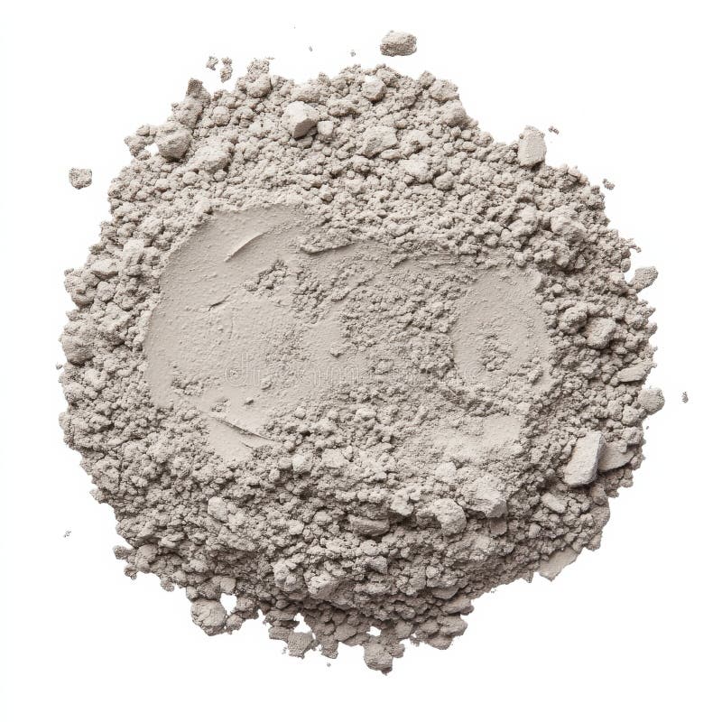 Mixing Raw Cement Mortar for Construction Projects and Artistic ...