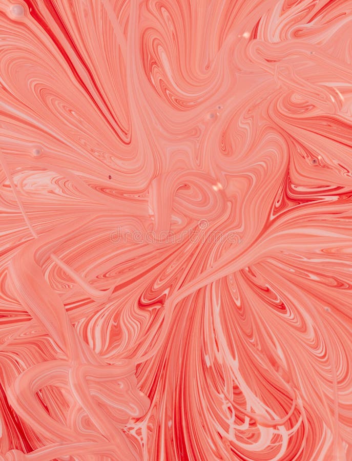 Mixing of Red and White Water-based Paint. Stock Photo - Image of ...