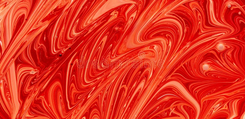 Mixing of Red and White Water-based Paint. Stock Photo - Image of ...