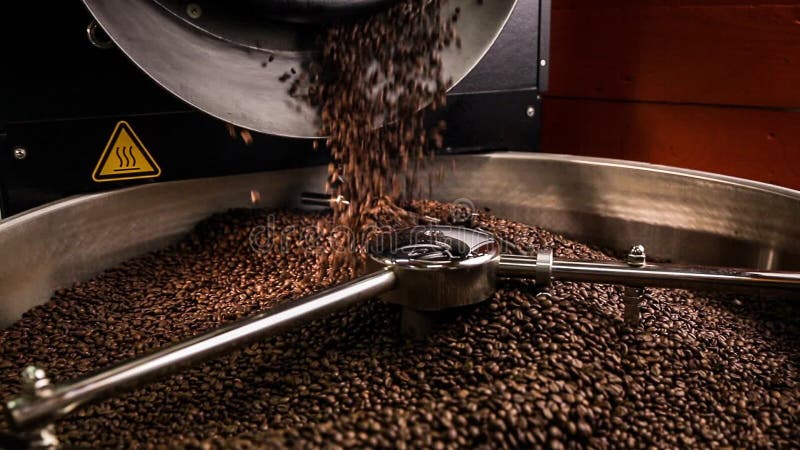 Mixing roasted coffee stock footage. Video of gourmet - 46968804