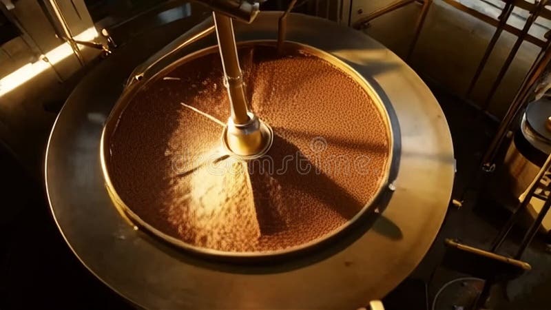 Mixing Small Items in Industrial Machine Slow Motion Stock Video ...