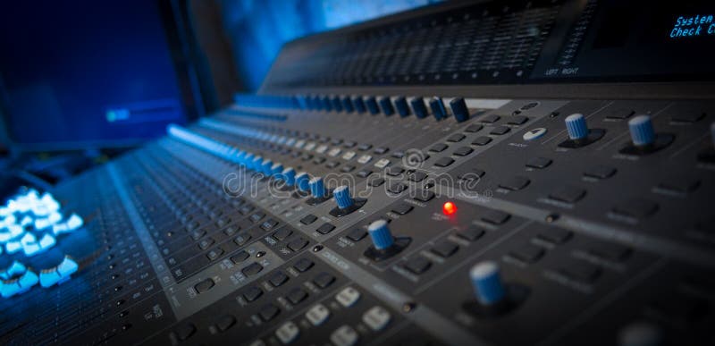 Mixing table stock photo. Image of orator, speech, table - 49372978