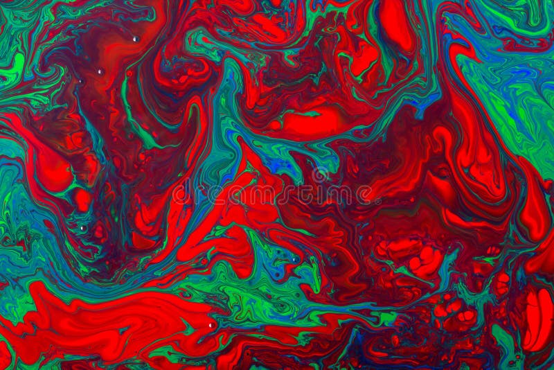 Mixture of Acrylic Paints Abstract Liquid Marble Texture Fluid Art ...