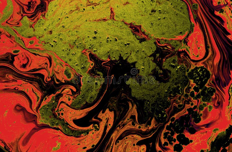 Mixture of Acrylic Paints Abstract Liquid Marble Texture Fluid Art ...