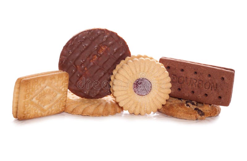 Mixture of biscuits stock image. Image of pile, mixture - 37908821
