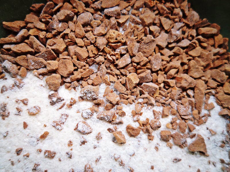 Mixture of Coffee Powder, Sugar and Creamer Stock Image - Image of full ...