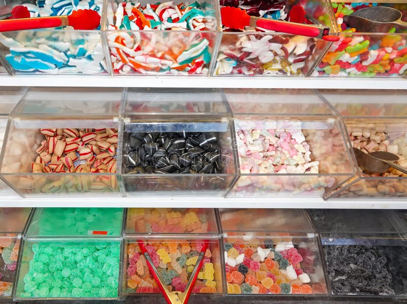 An Assortment of Gummy Sugar Candy Stock Image - Image of bonbon ...