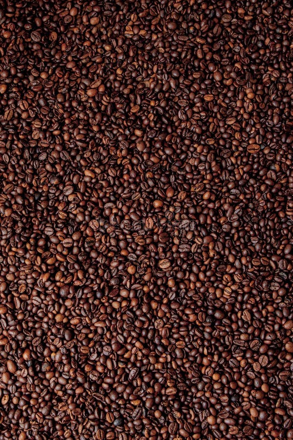 Mixture of Different Kinds of Coffee Beans. Coffee Background Stock ...