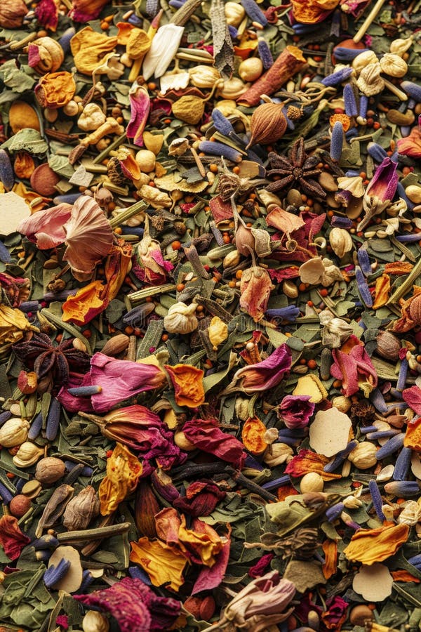 A Mixture of Dried Flowers and Herbs, Perfect for Aromatherapy and ...