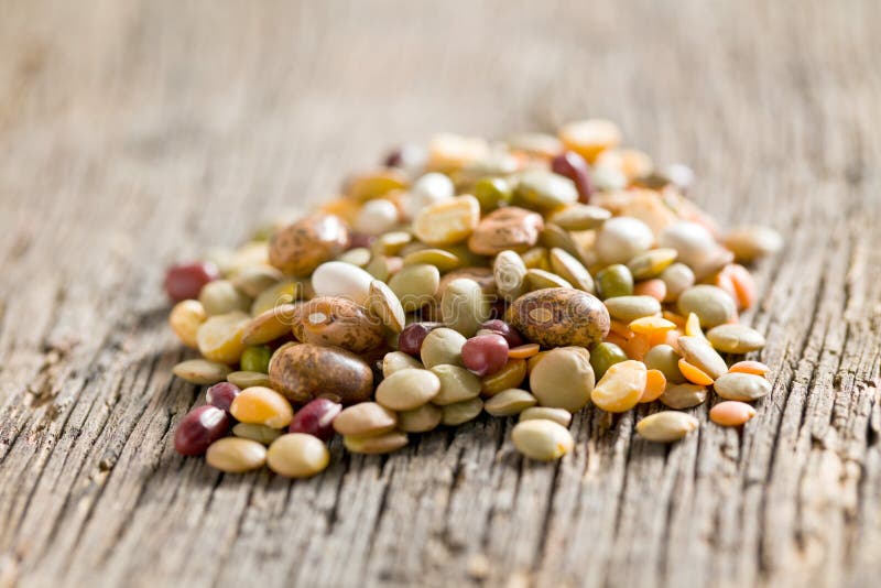 Mixture of legumes stock image. Image of edible, lentil - 47501637
