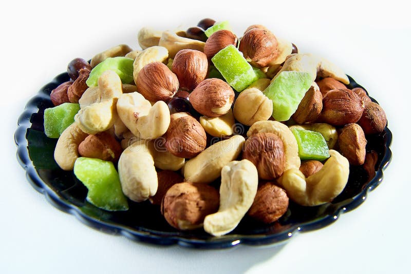 Mixture of nuts stock image. Image of cashew, lime, pleasure - 50888619