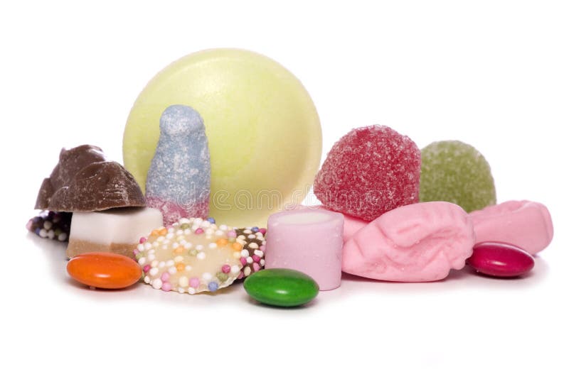 Mixture of Pick and Mix Sweets Cutout Stock Image - Image of bottle ...
