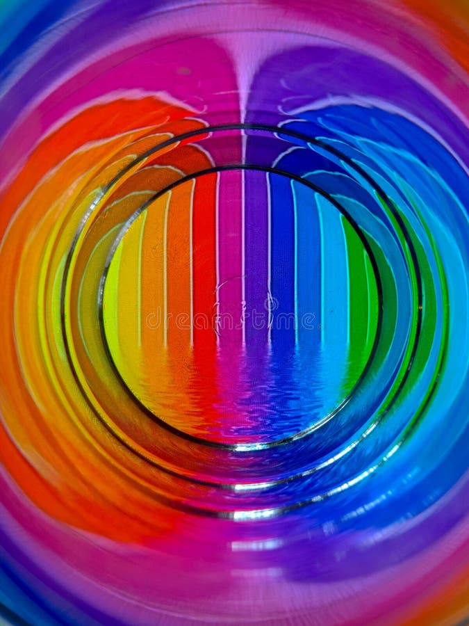 Mixture of Various Colors in a Ripple Stock Image - Image of creative ...