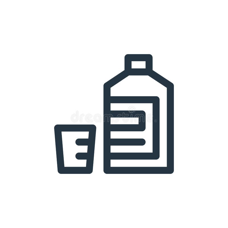 Mixture Vector Icon Isolated on White Background. Outline, Thin Line ...