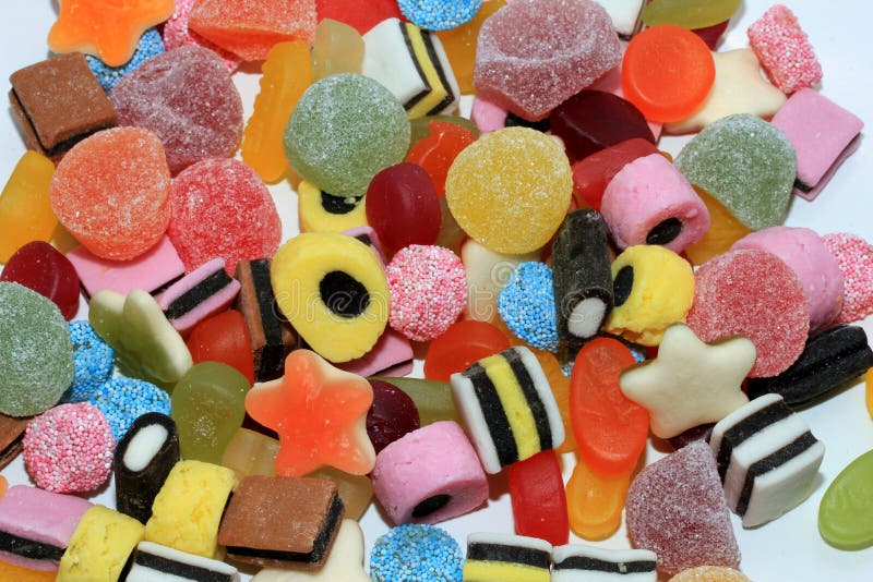 Mixure of candy stock image. Image of square, mixture - 162358927