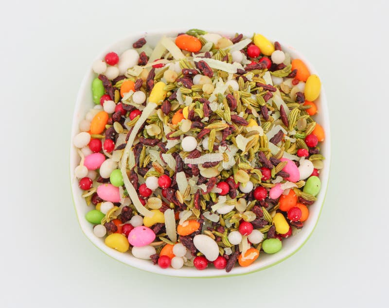 Mixure mukhwas stock image. Image of holi, badar, breakfast - 95006825