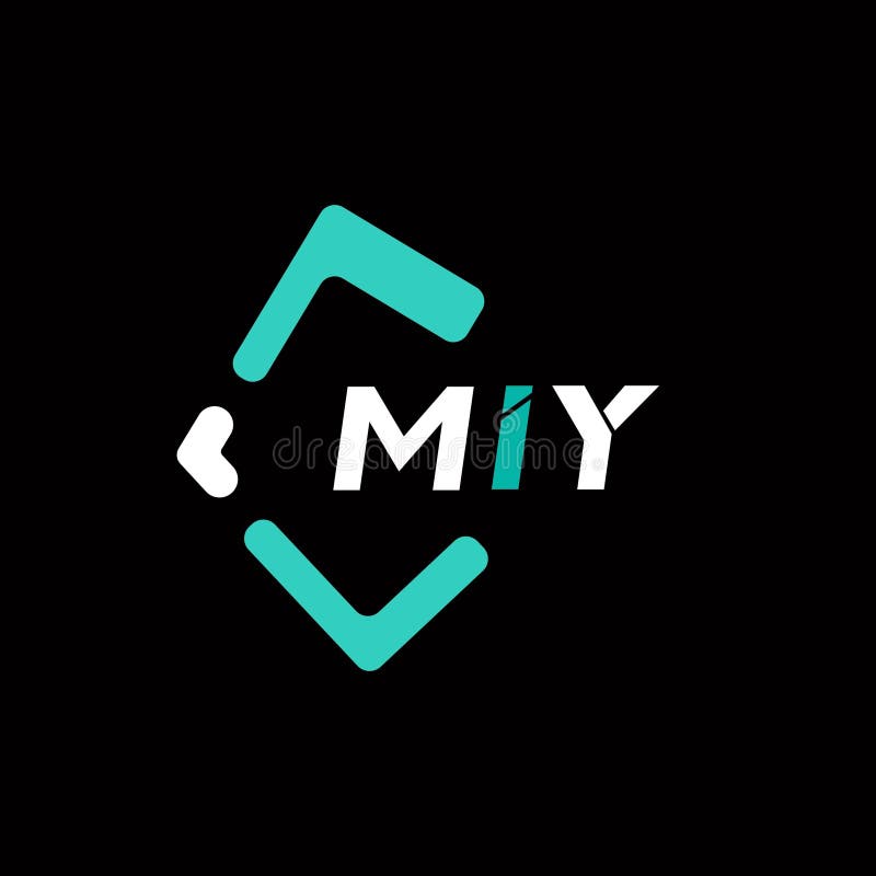 MIY Creative Minimalist Letter Logo. MIY Unique Vector Initials ...