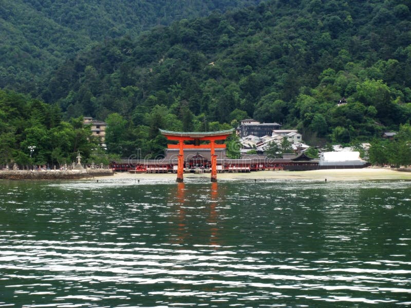 Miyajima temple stock photo. Image of itsukushima, japan - 9244552