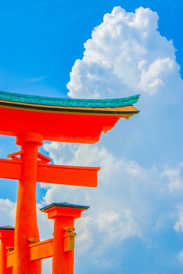 Miyajima / Itsukushima Shrine Torii Stock Photo - Image of shrine ...