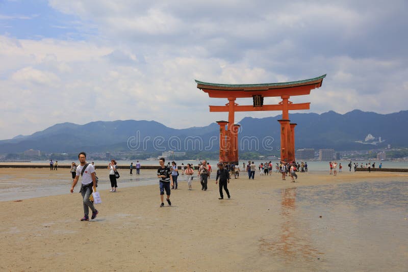 Miyajima is a Small Japanese Editorial Image - Image of prefecture ...