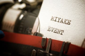 Miyake event text stock photo. Image of event, devastation - 271893708