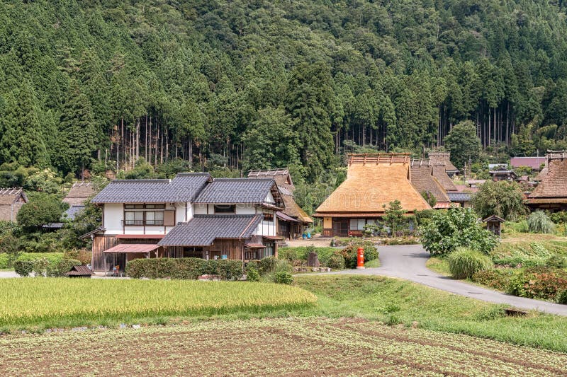 The Miyama District in Rural Kyoto Prefecture, Japan Stock Photo ...