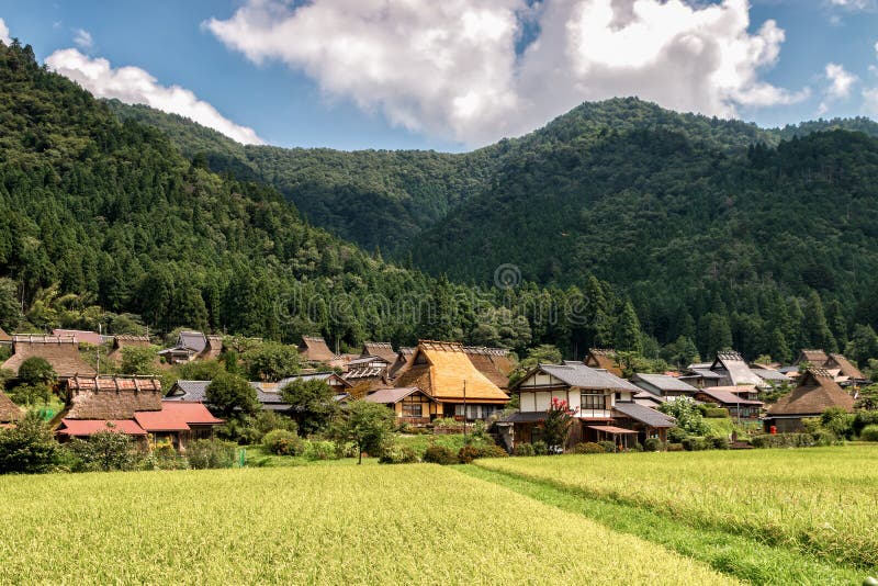 The Miyama District in Rural Kyoto Prefecture, Japan Stock Photo ...