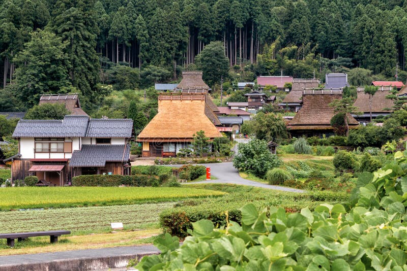 The Miyama District in Rural Kyoto Prefecture, Japan Stock Photo ...