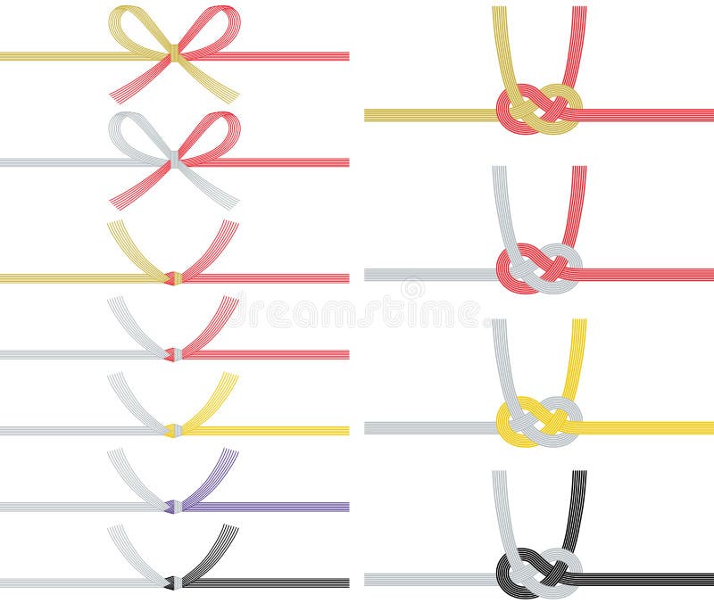 Mizuhiki : Decorative Japanese Cord Made from Twisted Paper. Stock ...