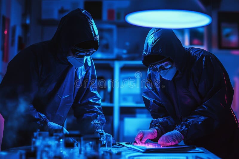 Forensic Science in Action – Crime Lab Investigation Stock Photo ...